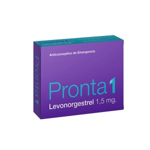 Anticonceptivo de Emergencia Levonorgestrel Pronta Caja de 1 Comprimido ...